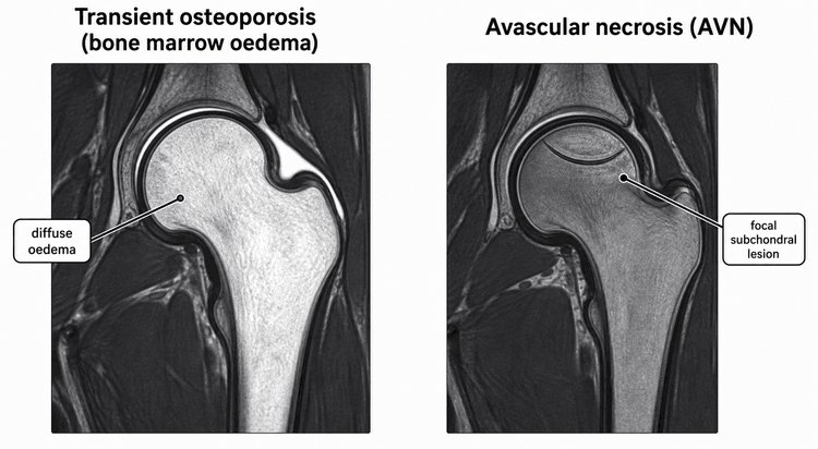 Transient Osteoporosis of the Hip / Regional Migratory Osteoporosis ...